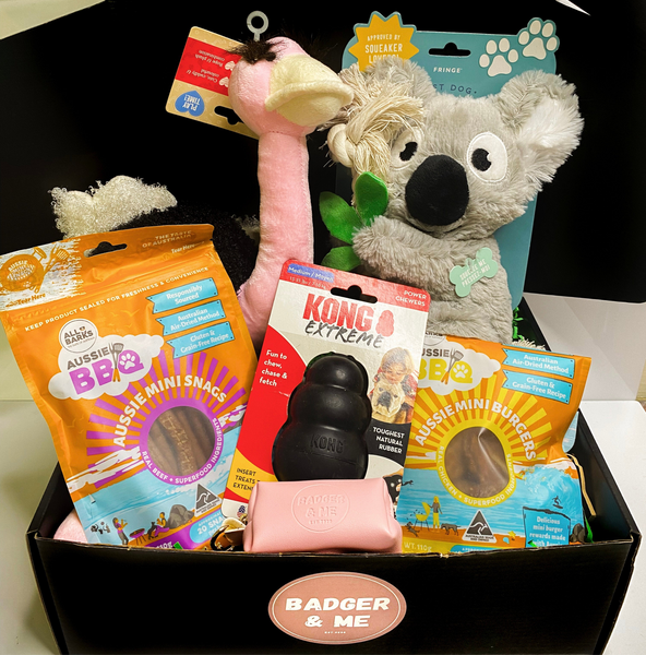 Aussie Paws 'n' Claws - Dog Gift Box – Badger and Me